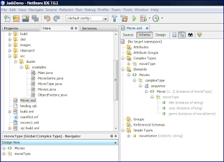 Inspired by Actual Events: NetBeans (7.0.1) Has An XML Schema Editor!