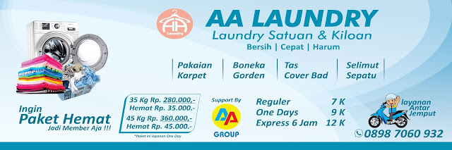 Spanduk Laundry & Cuci Sepatu - Agen87