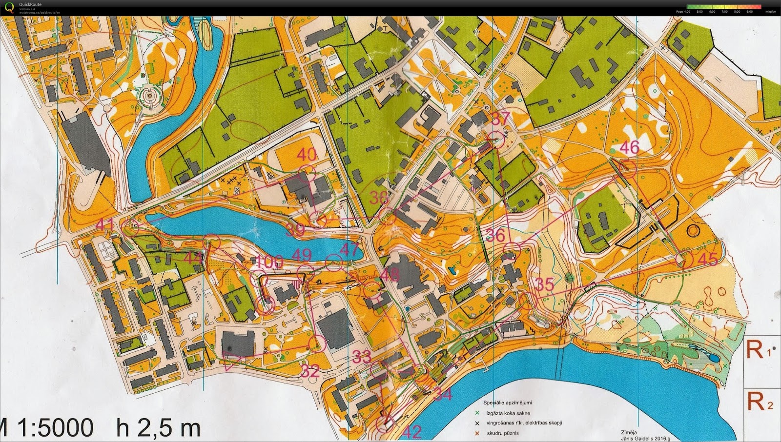 Orientēšanās kartes: augusts 2016