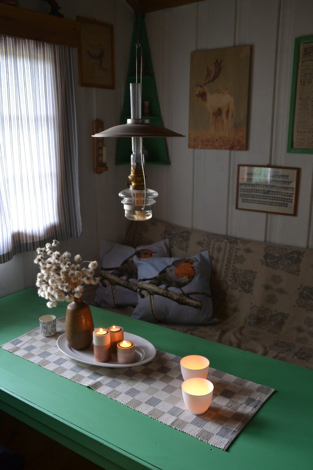 Alvens kreative hjørne: Pusse opp hytte med enkle midler :-)