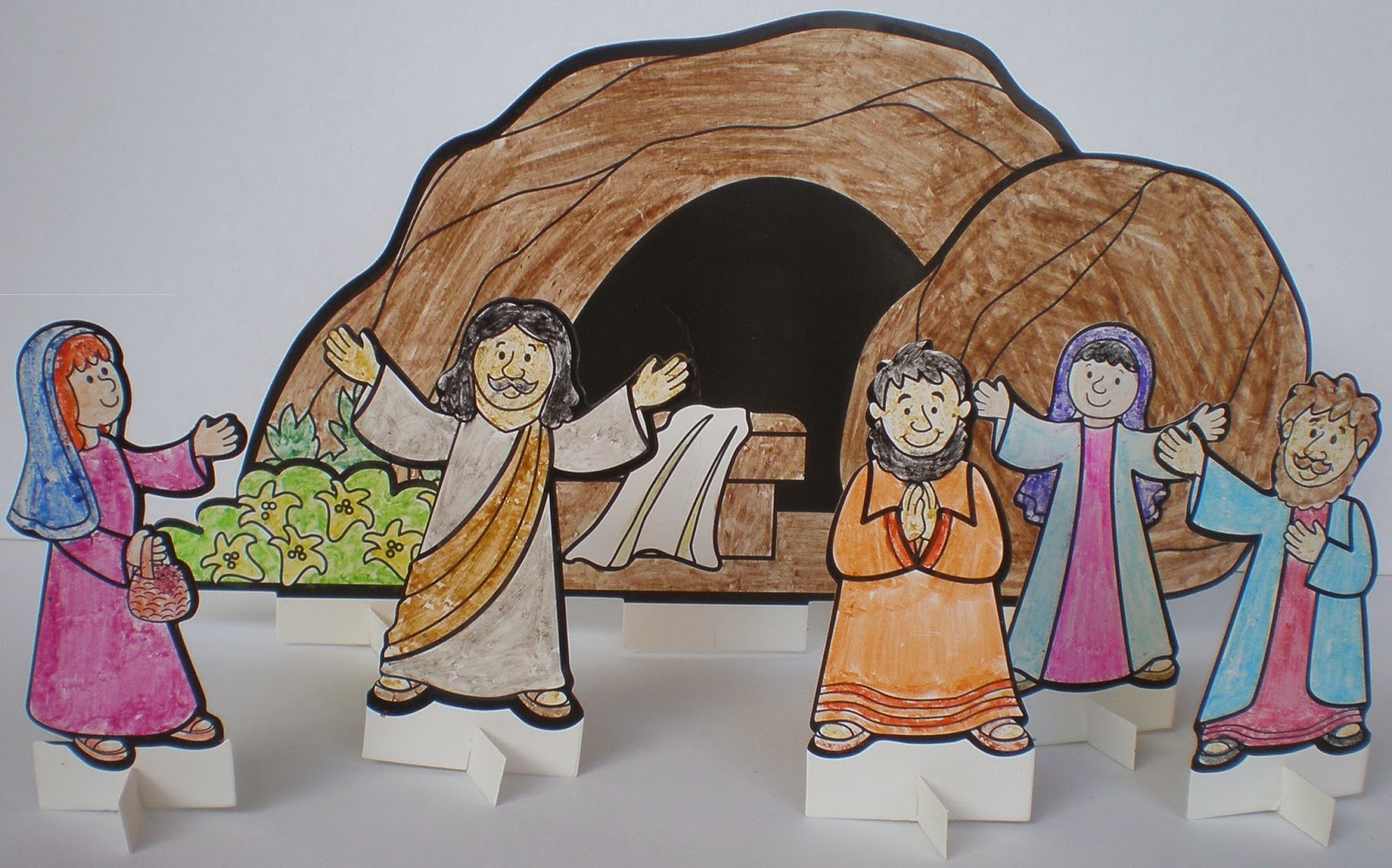 Petersham Bible Book & Tract Depot: Colour Your Own 3D Resurrection Kit