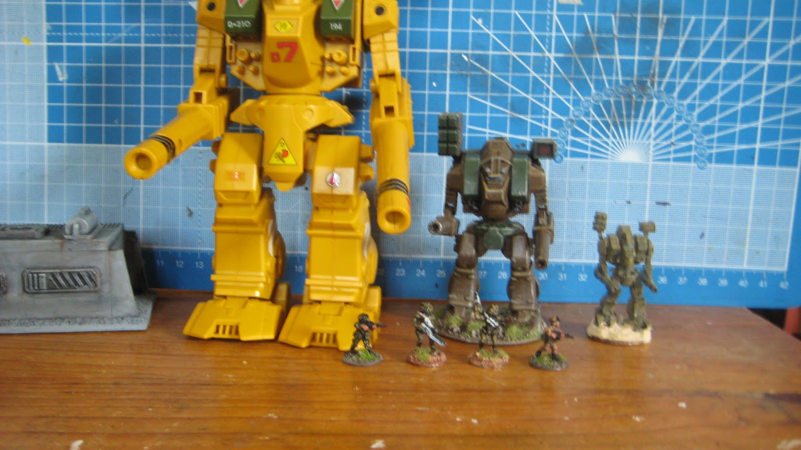 Stealthy chinwag: Battletech Warhammer comparison with Robotech toys