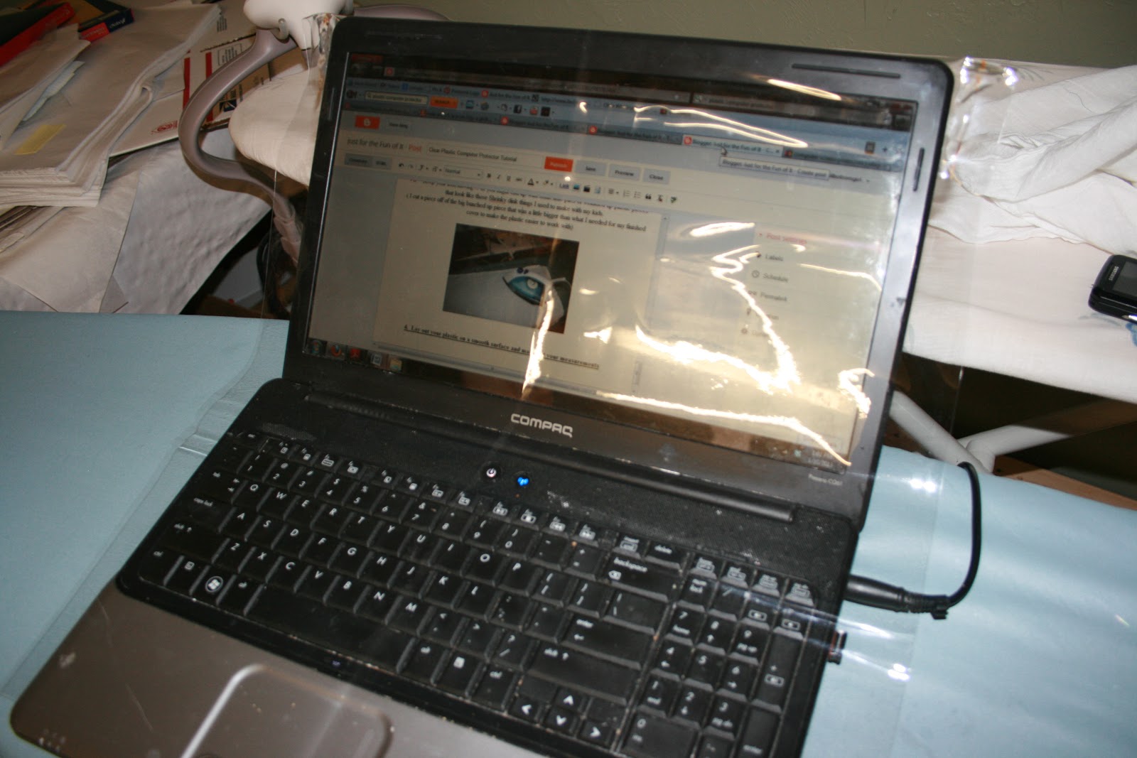 BellBottomGirl - That's Me: Computer Apron - Clear Plastic Computer ...