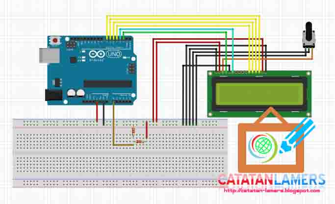 Membuat Ohm Meter Menggunakan Arduino dan LCD 16x2 - Catatan Lamers