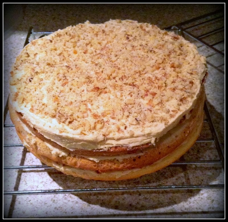 Coffee and Walnut Layer Cake | Pretty and Polished