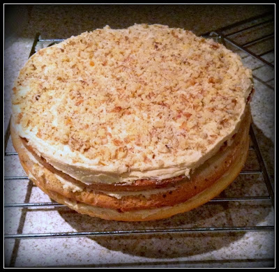 Coffee and Walnut Layer Cake | Pretty and Polished