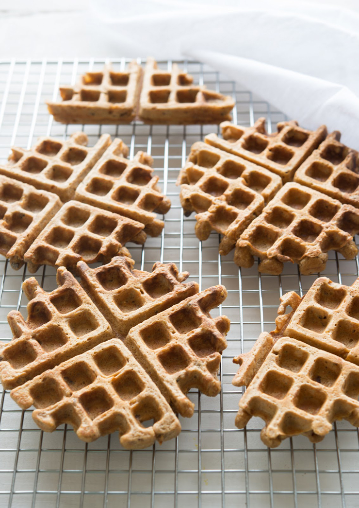 Polenta Waffles, Cacao Nibs, and Sweet Strawberries - WILD GREENS ...