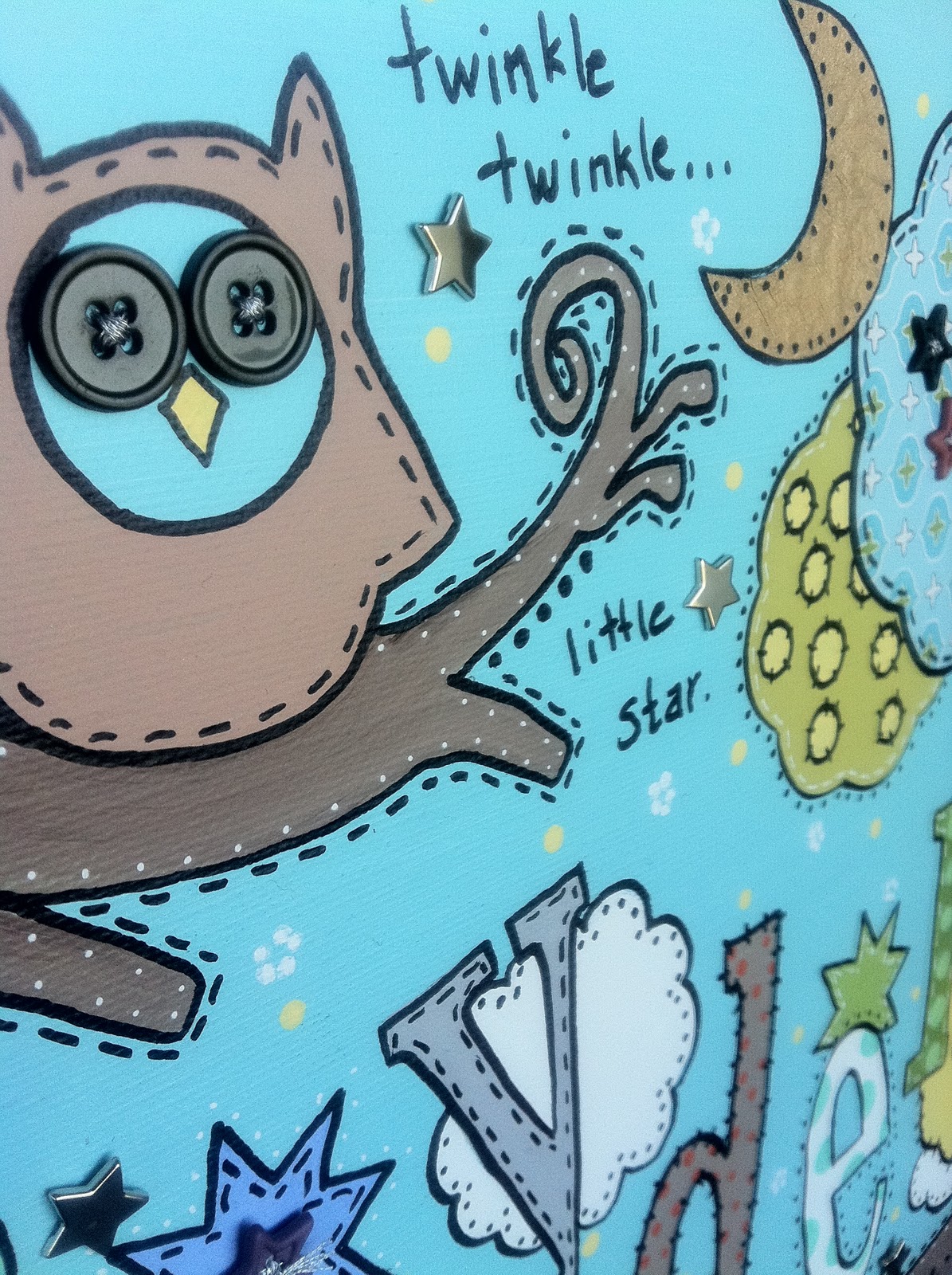 Rockwell Studios: Child's name art with some DIY tips.. too cute!