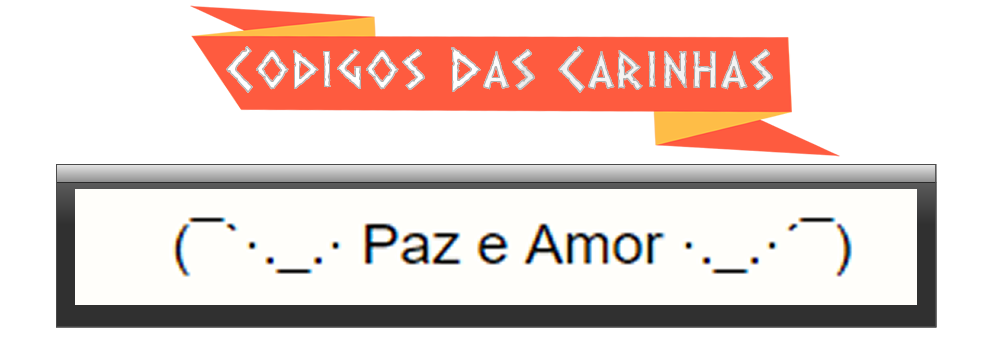 Codigos Das Carinhas ( ͡~ ͜ʖ ͡°) Simbolos e Letras Diferentes: maio 2018