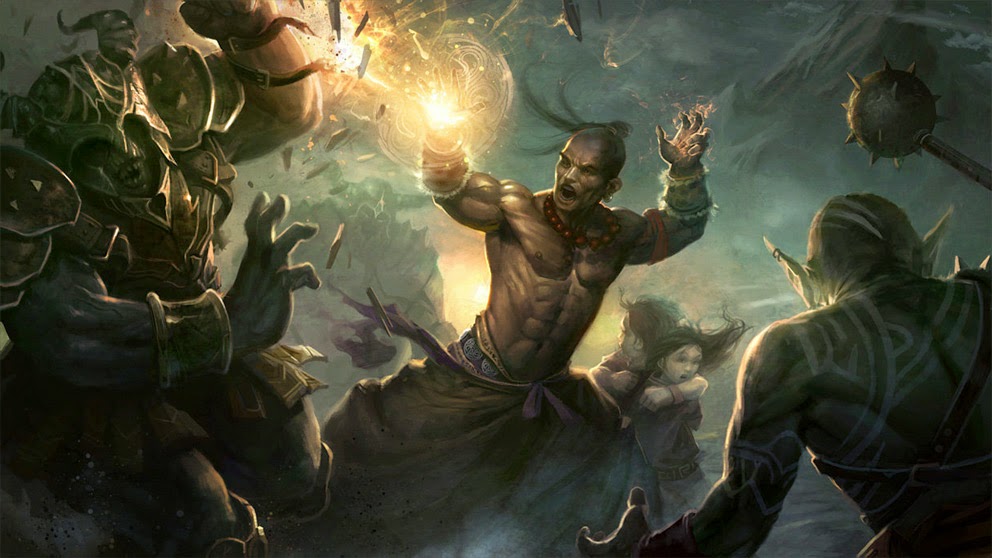 Fighting Monk Art