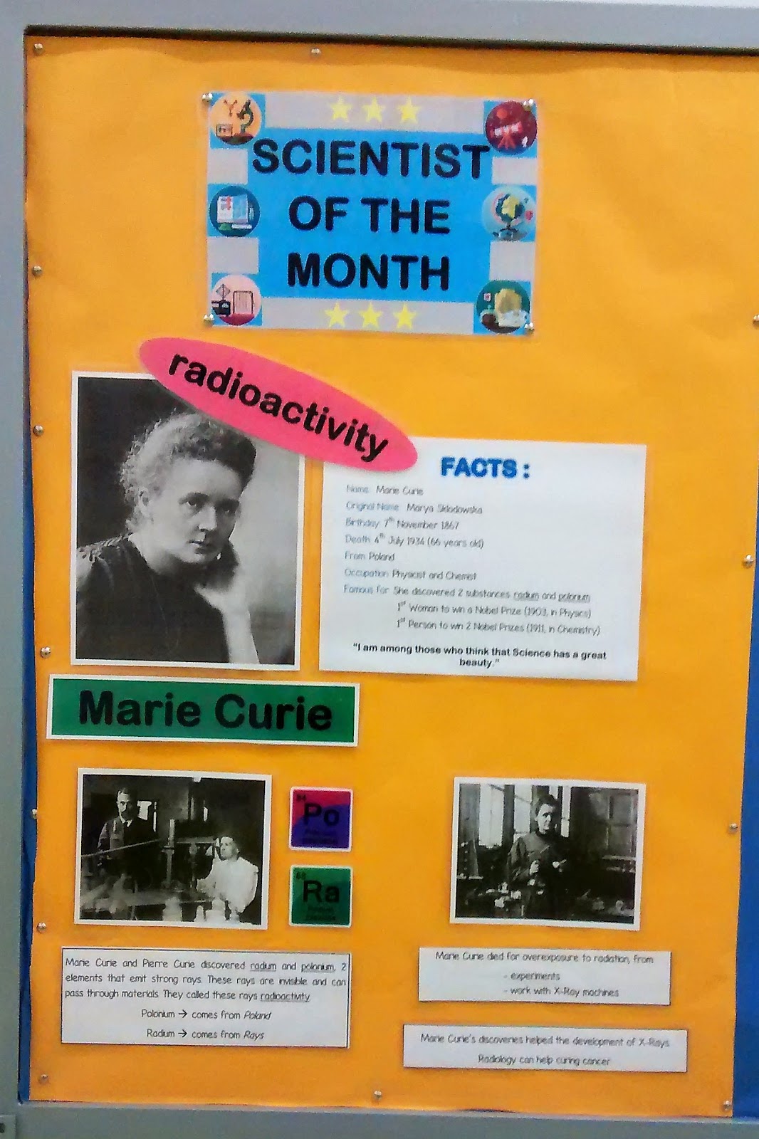 Ignasi Peraire Science Blog: Scientist of the month: Marie Curie