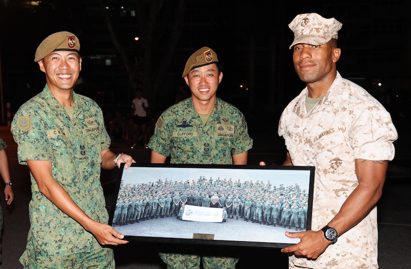 SEA DEFENSE update: SAF, US Marines conduct joint exercise