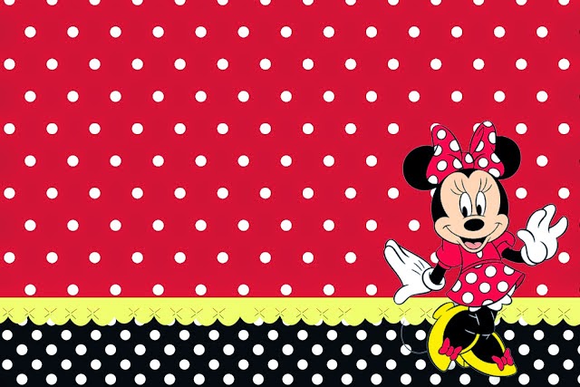 Fundos e Molduras para Fotos: Fundos para Fotos Infantil Minnie