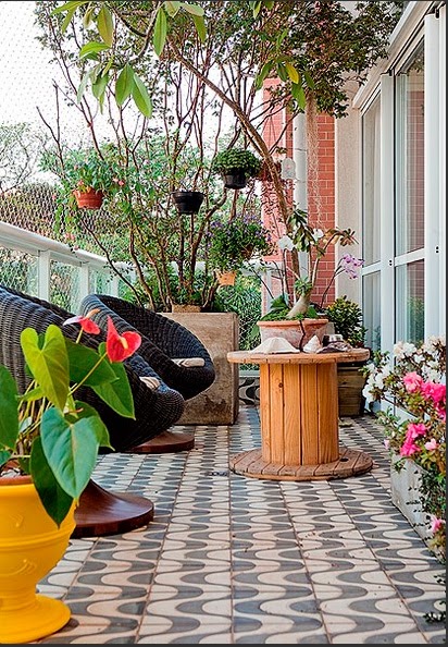 Dicas de Decoração: 10 Projetos de Varanda com cara de Quintal