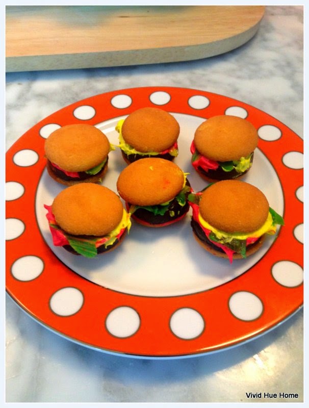 Vivid Hue Home: DIY Candy Burgers