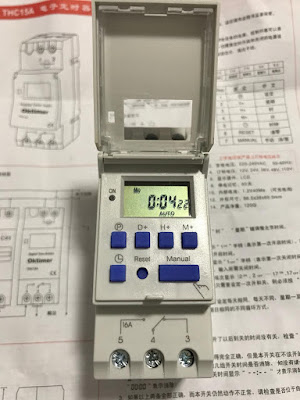 Instalando y programando timer THC15A