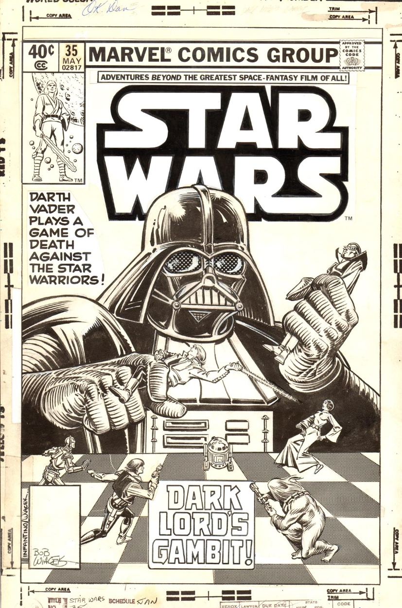 Marvel Comics of the 1980s: 1980 - Anatomy of a Cover - Star Wars #35 ...