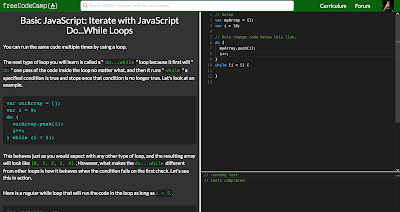 Just a Few Things..: Iterate with JavaScript Do...While Loops