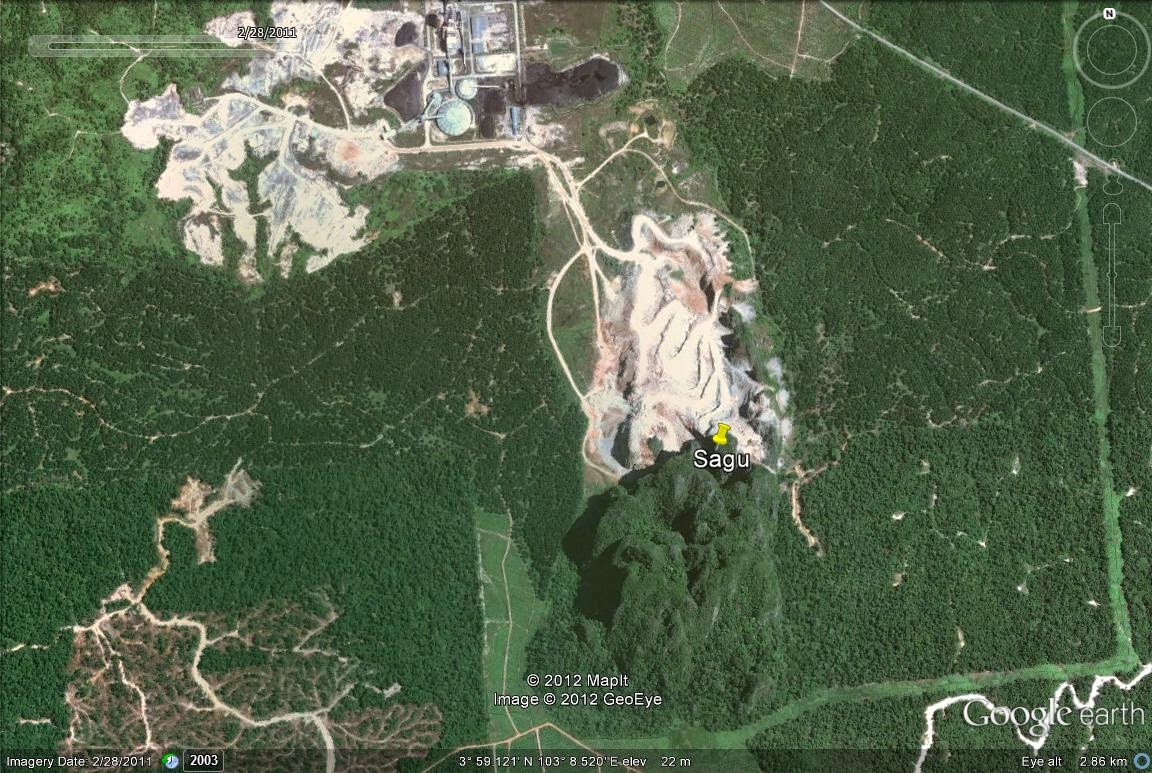 Caving in SE Asia: Quarrying of Bukit Sagu & Bukit Tenggek, Pahang