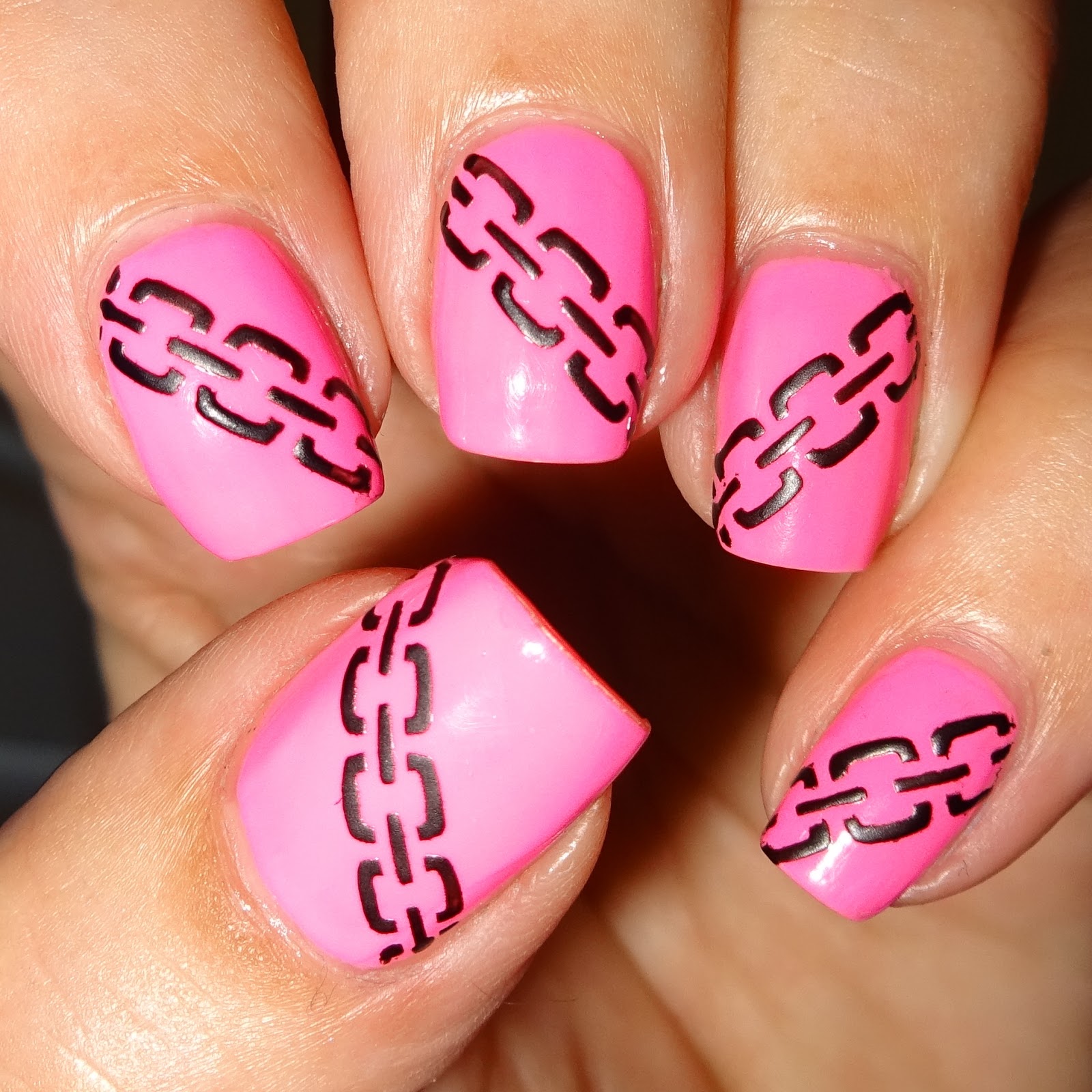 Wendy's Delights: smART Nails Stencils - Chain - P094