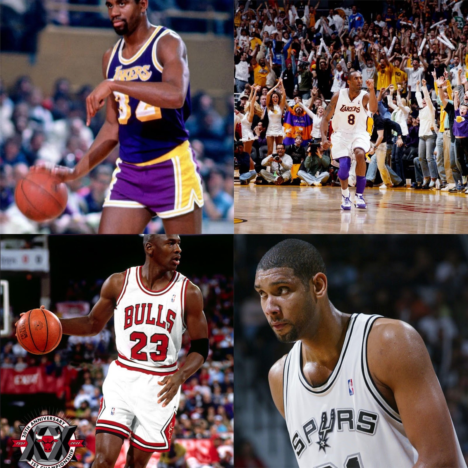 DAR Sports: 7 NBA Legends And Their Prime