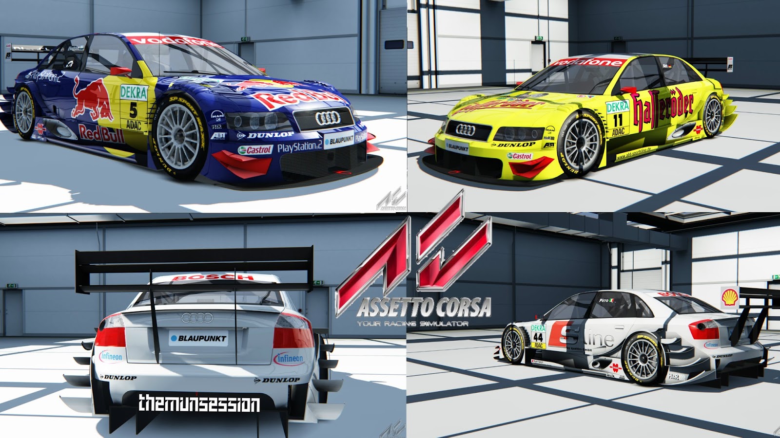 TheMunSession MODs for Games: Assetto Corsa Cars Audi A4 R9 DTM 1.0 ...