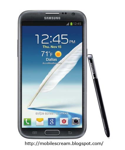 Next generation mobile phone: Samsung Galaxy Note® II (T-Mobile ...