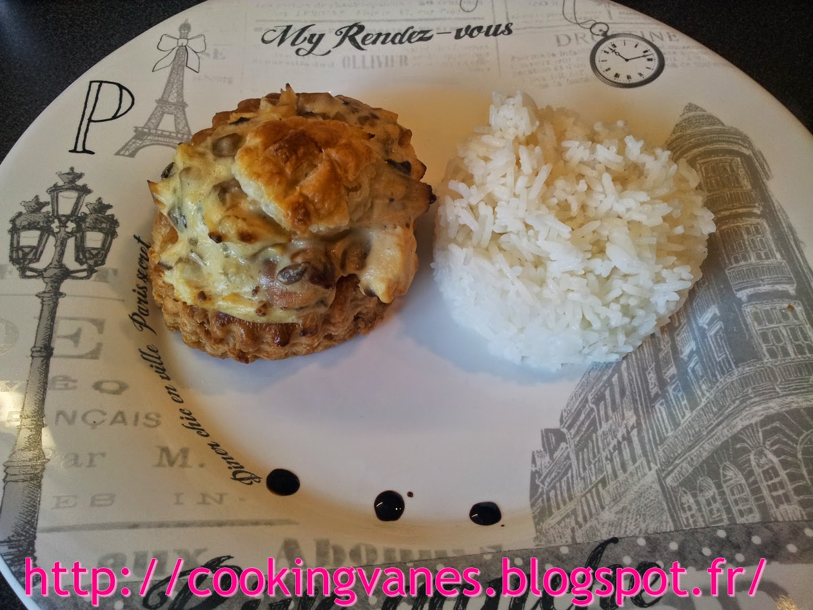 La cuisine de Mimi: Bouchée à la reine au poulet rôti et aux ...