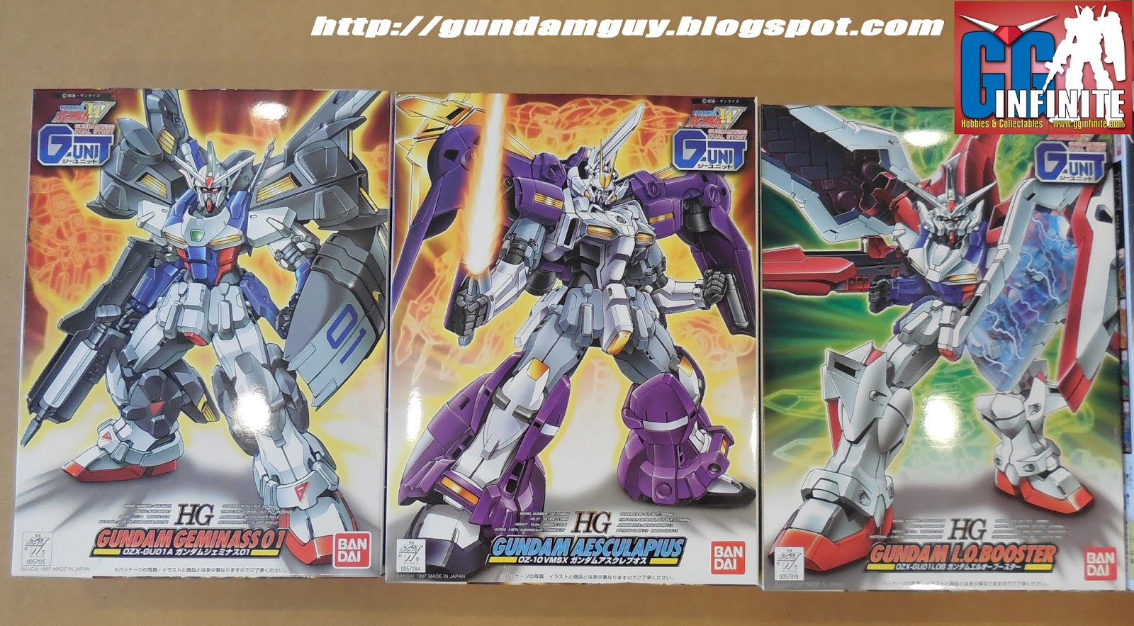 GUNDAM GUY: GG INFINITE: Newly Arrived Gundam Wing Dual Story: G-UNIT ...