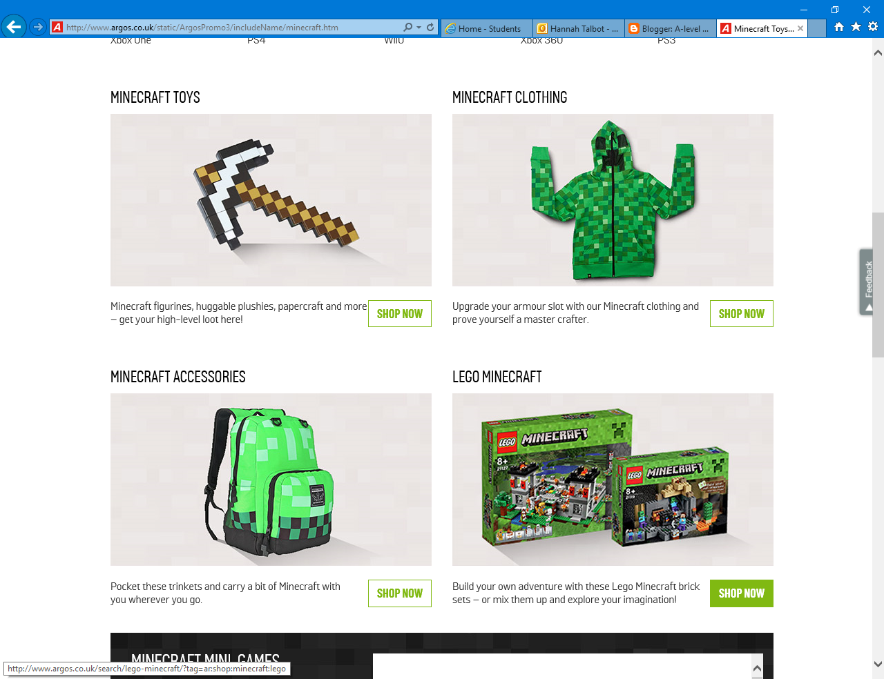 A-level Media: Minecraft Product