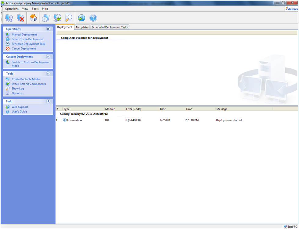 IT Technical Support: How to Setup Acronis Snap Deploy