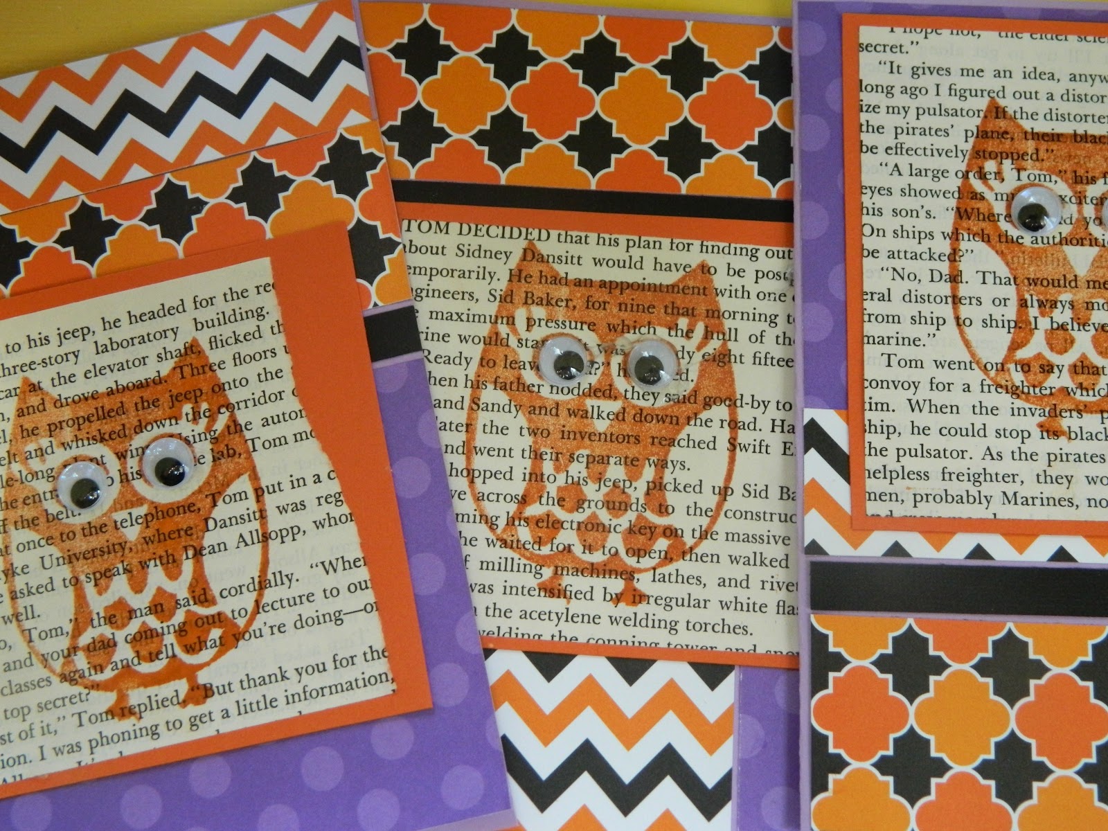 the vintage umbrella: Hoooooot cards