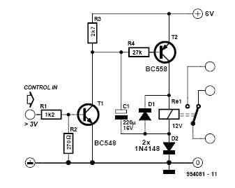Simple Relay Step-Up - electronics