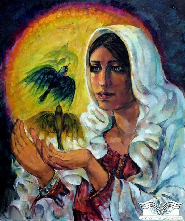 Artwork of The Leading Palestinian artist Ismail Shammout
