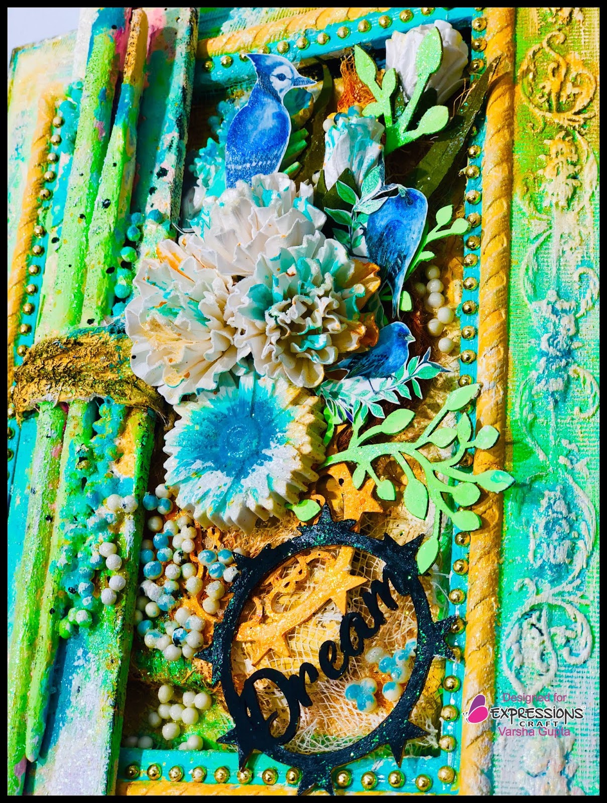 C-Arts and Crafts: Inspiring old treasure... Altered frame using Art ...