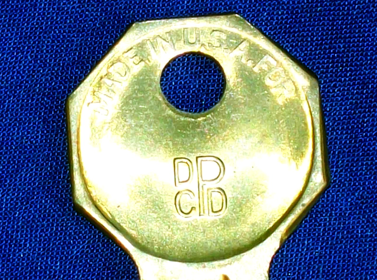 Buy 2 DPCD LOGO BRASS KEY BLANKS for VINTAGE MOPAR DOOR IGNITION B&S ...