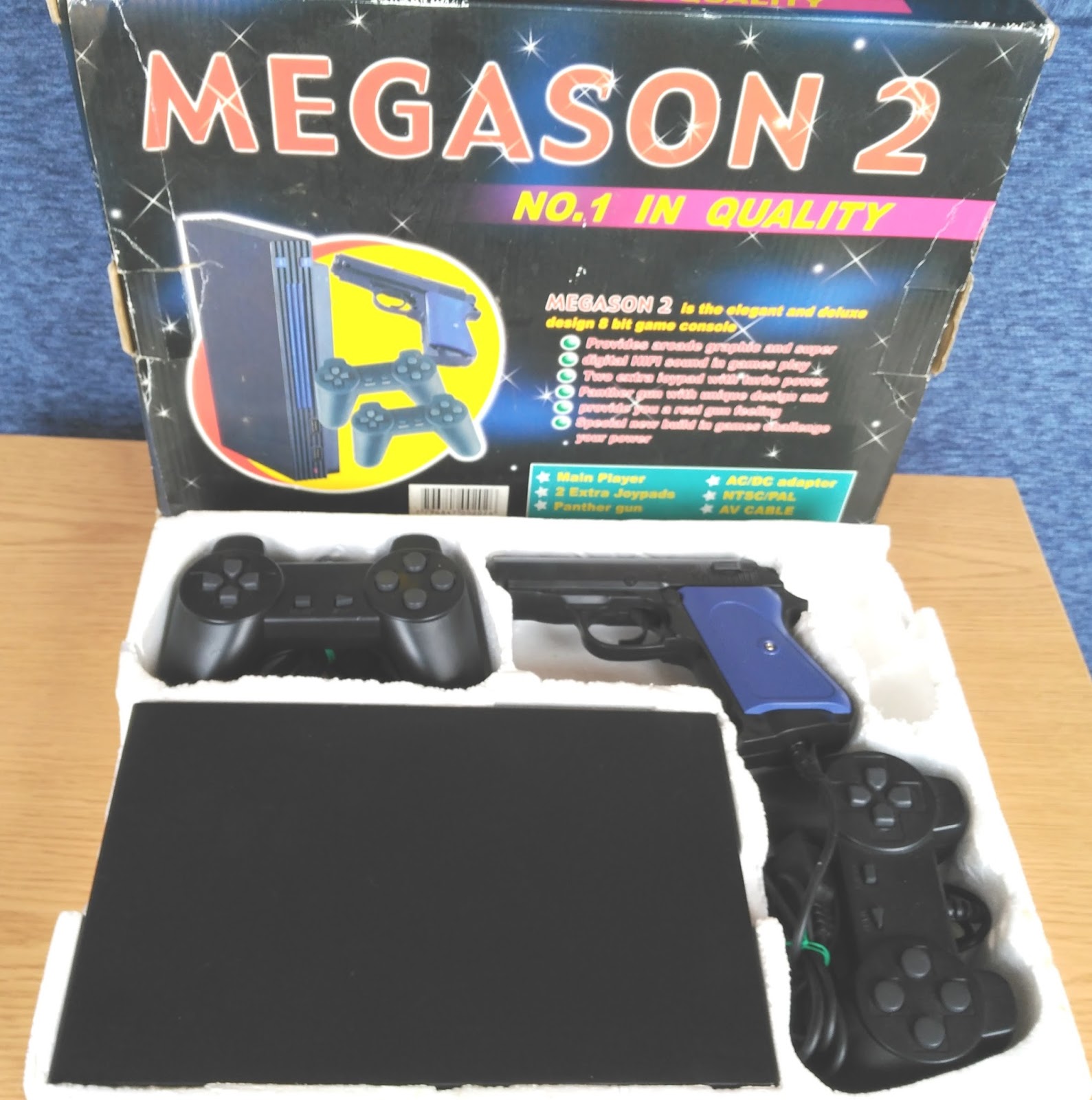 Retro Ordenadores Orty: Consola Megason 2 (ES-328) (imitación PS-2) (21 ...