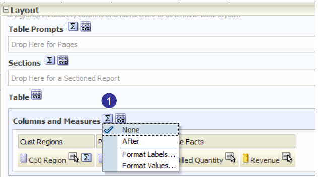 Adding a Grand Total in OBIEE 12C