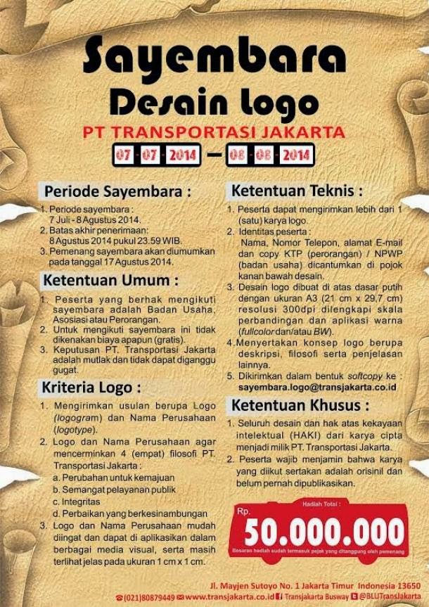 Sayembara Desain Logo PT. Trans Jakarta