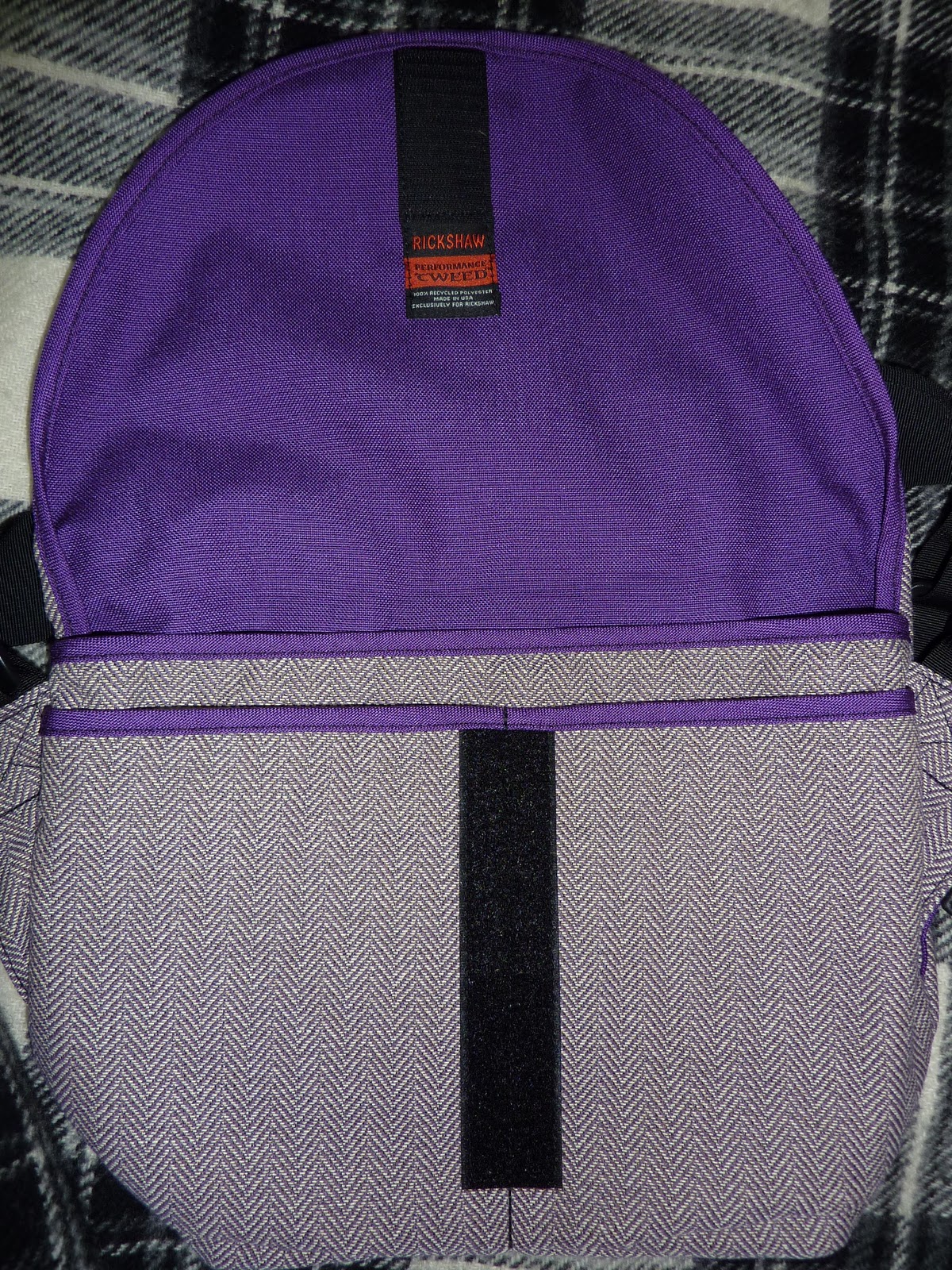 Plannerisms: Rickshaw Zero messenger bag in new Performance Tweed