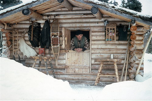 The Log Blog: Movies with Log Cabins in them - Richard Proenneke and ...