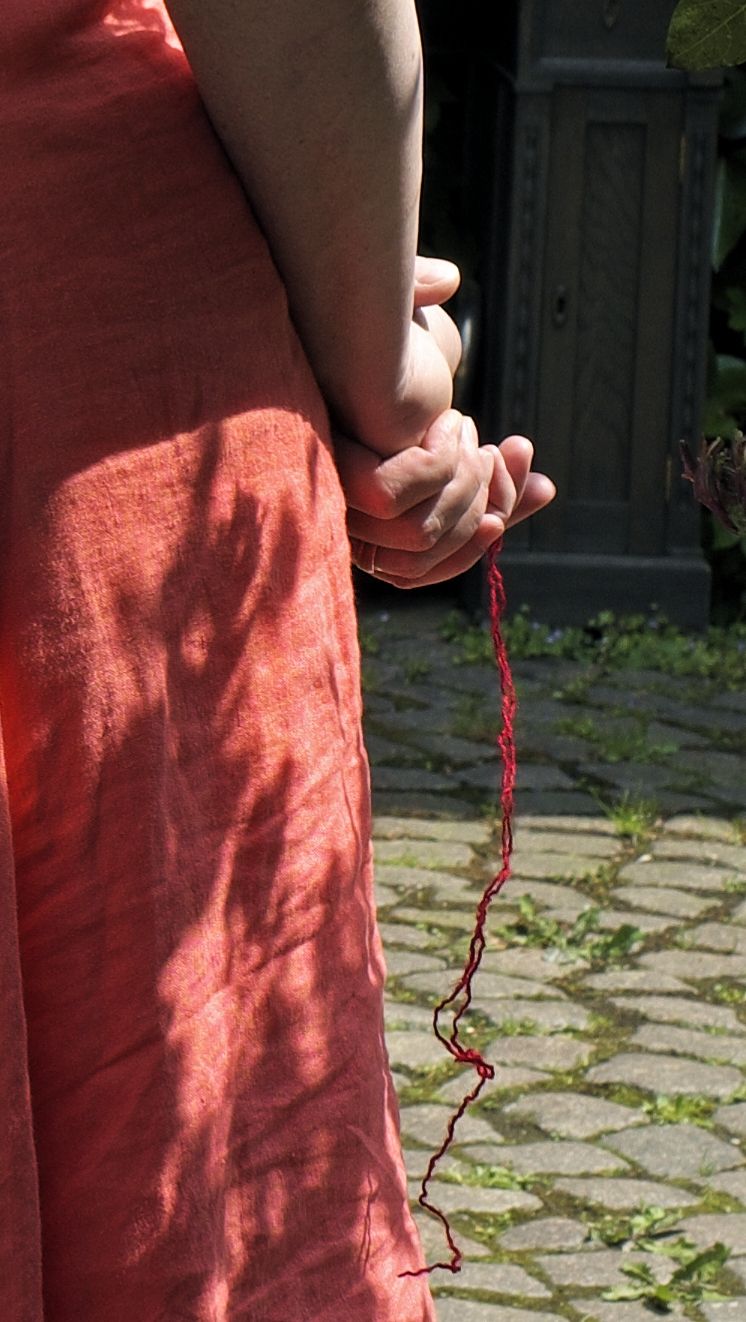 Frau U. - Textile Unikate: Der rote Faden