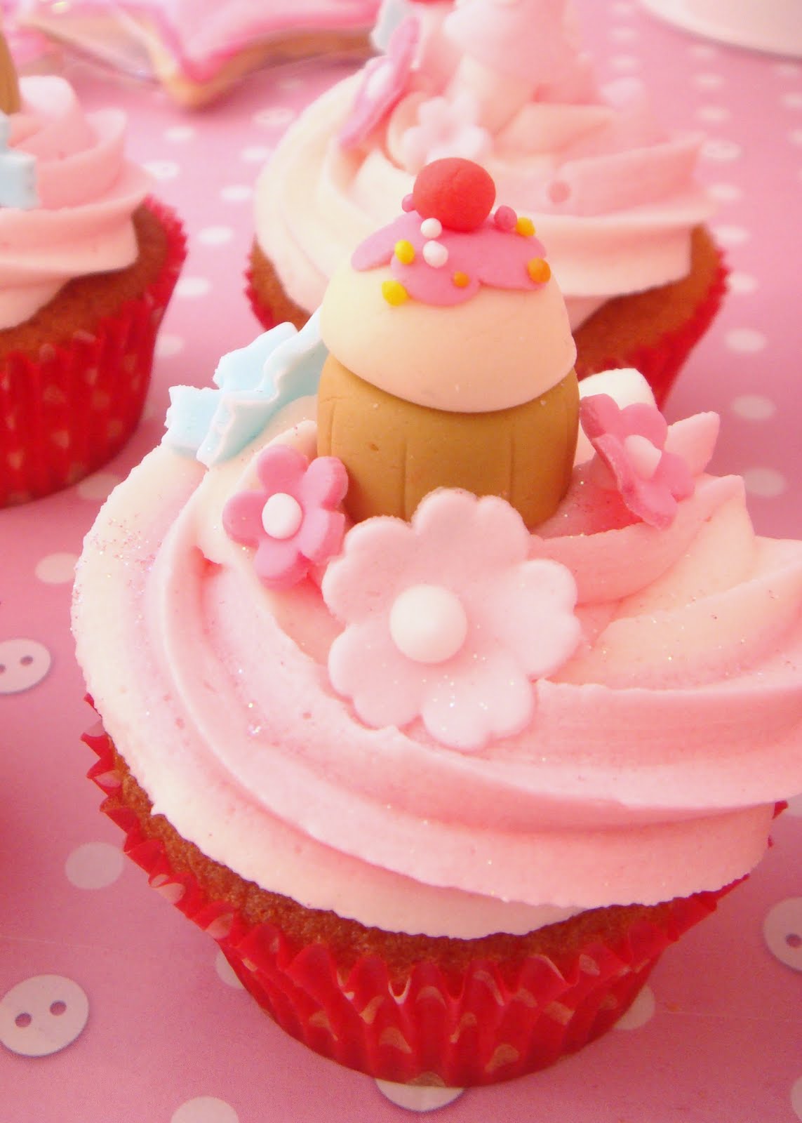 butter hearts sugar: Cupcake Cake Toppers