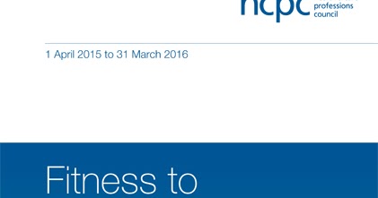 HCPC: A breakdown of the HCPC Fitness to Practise Annual Report 2016