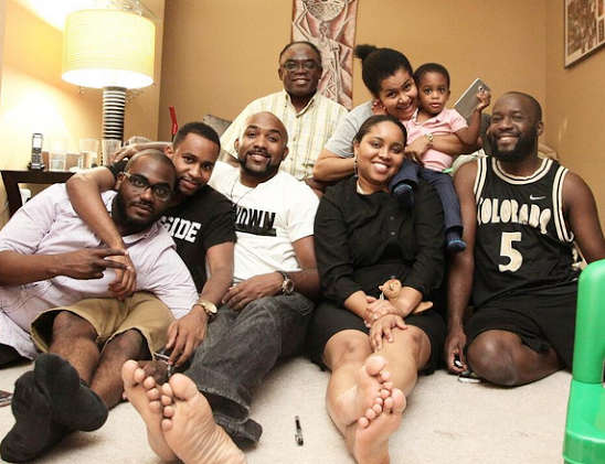 Banky W shares lovely photos of his family