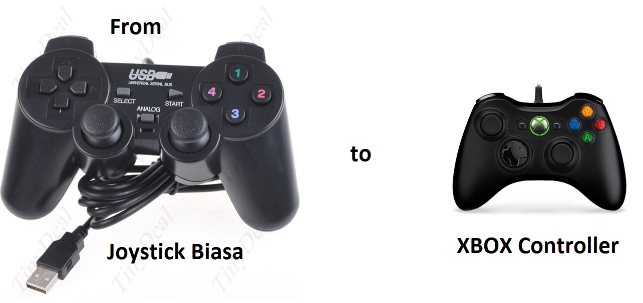 Cara membuat joystick PC biasa terdeteksi di game sebagai XBOX ...
