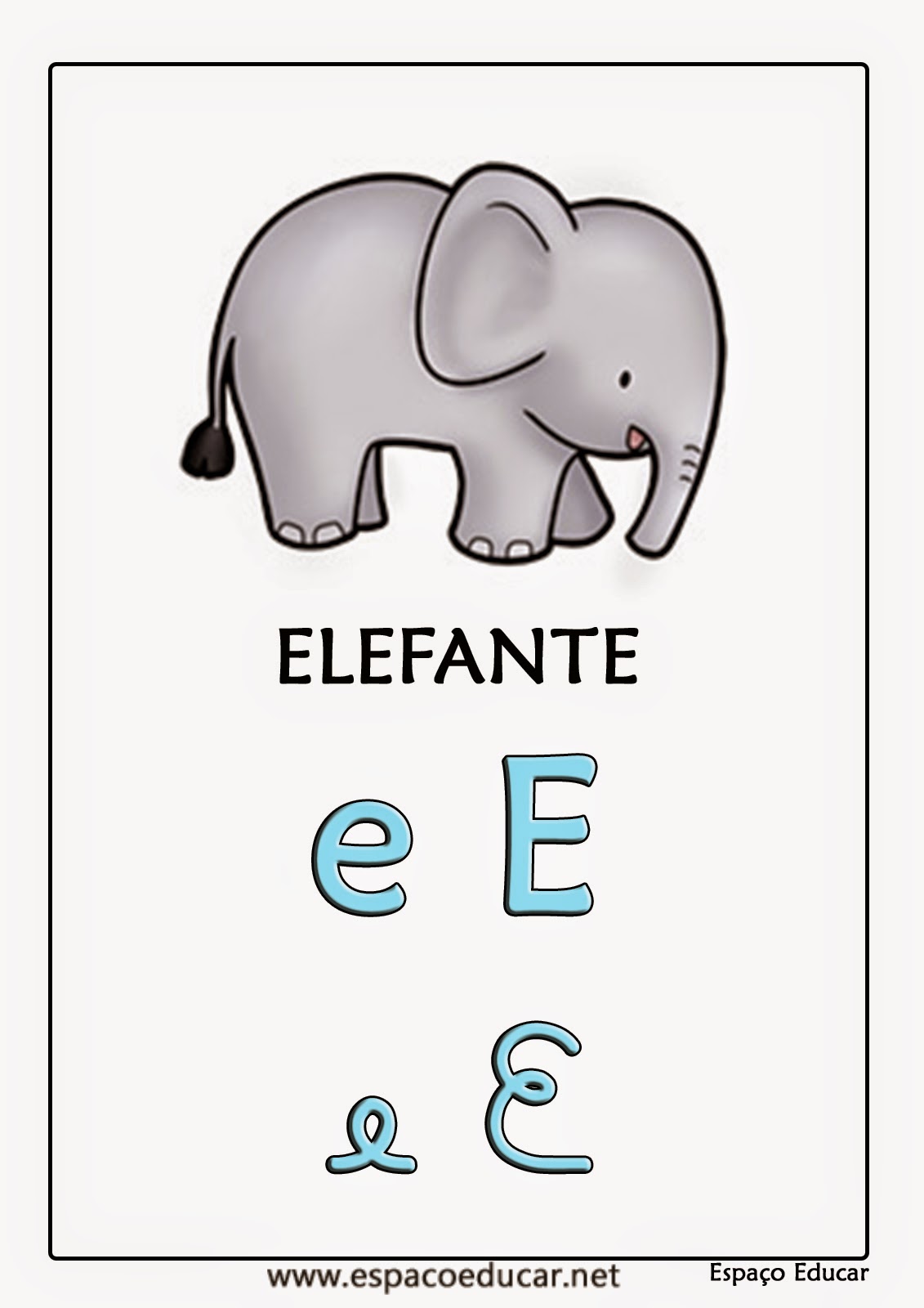 Cartazes Coloridos com vogais para imprimir!-ESPAÇO EDUCAR