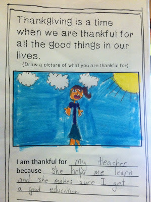 Tearless Teaching: I Am Thankful For....Class Book