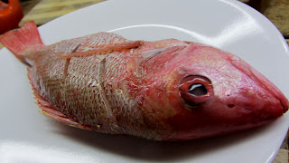 Let's eat......simple!: Pla Tod Saam-Rod / Fried Whole Fish with Three ...