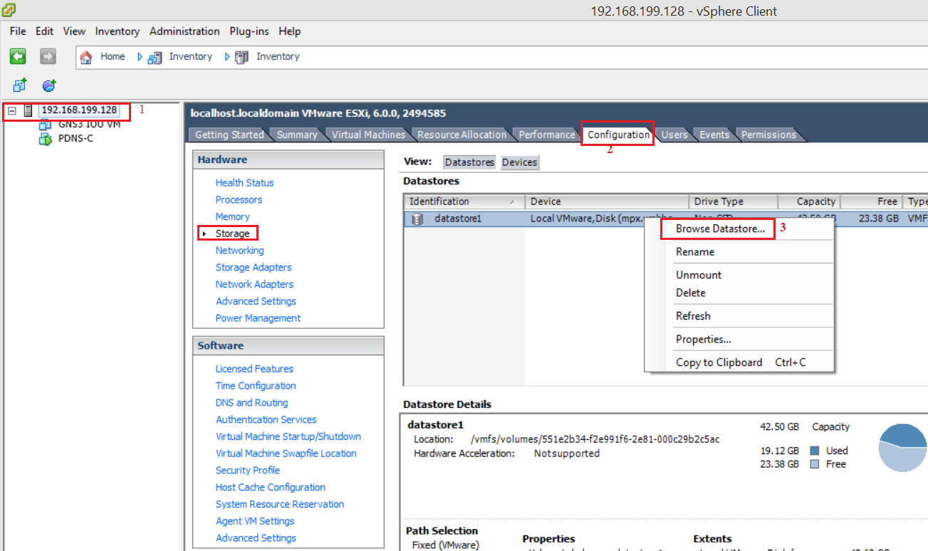 vSphere Client Displays Empty Inventory